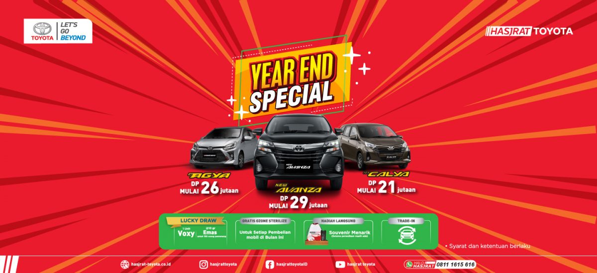 YEAR END SPECIAL TOYOTA AKHIR TAHUN WAKTU YANG TEPAT MEMBELI TOYOTA ...